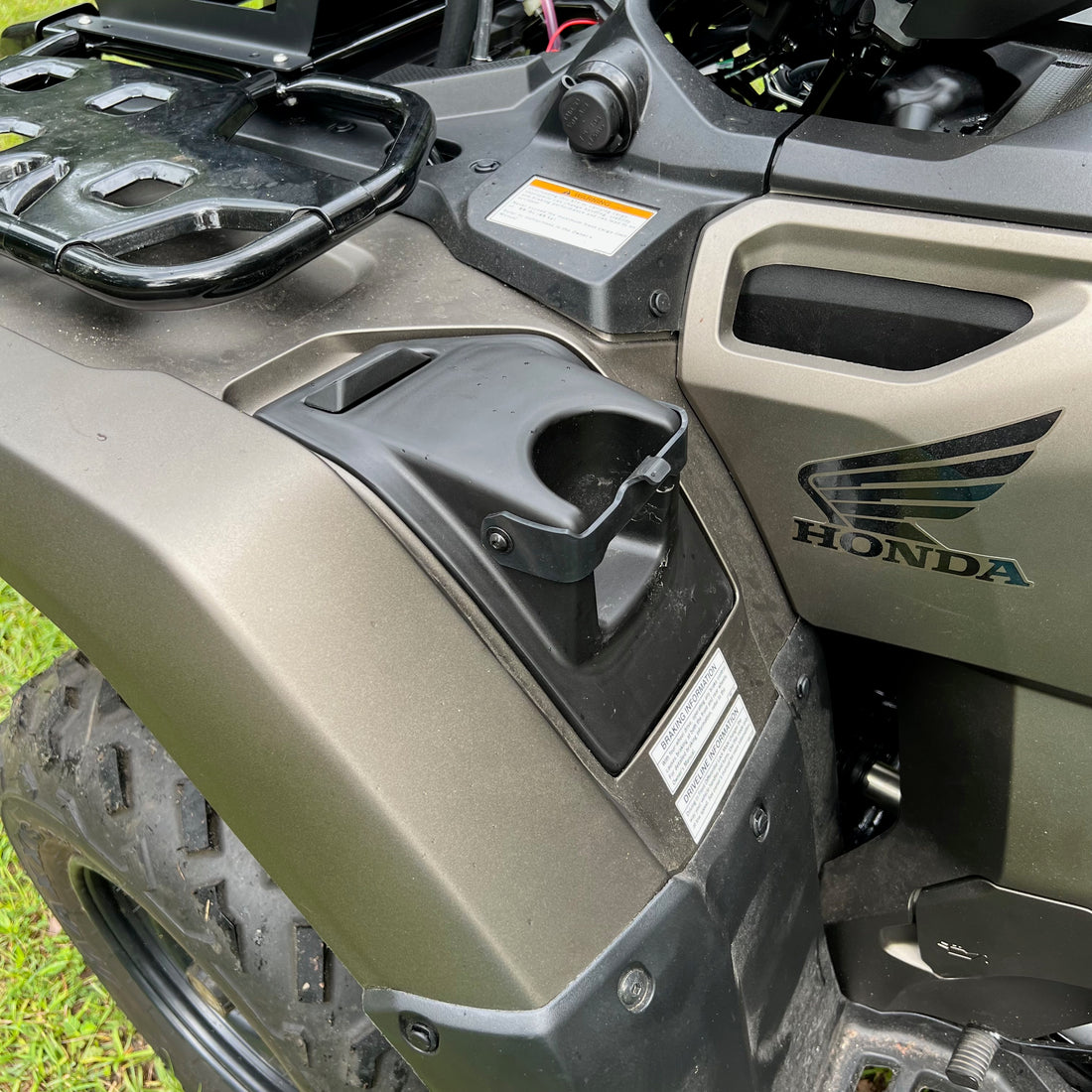 Factory Cup Holder for 2014+ Honda Foreman and Rubicon – Vessel Powersports